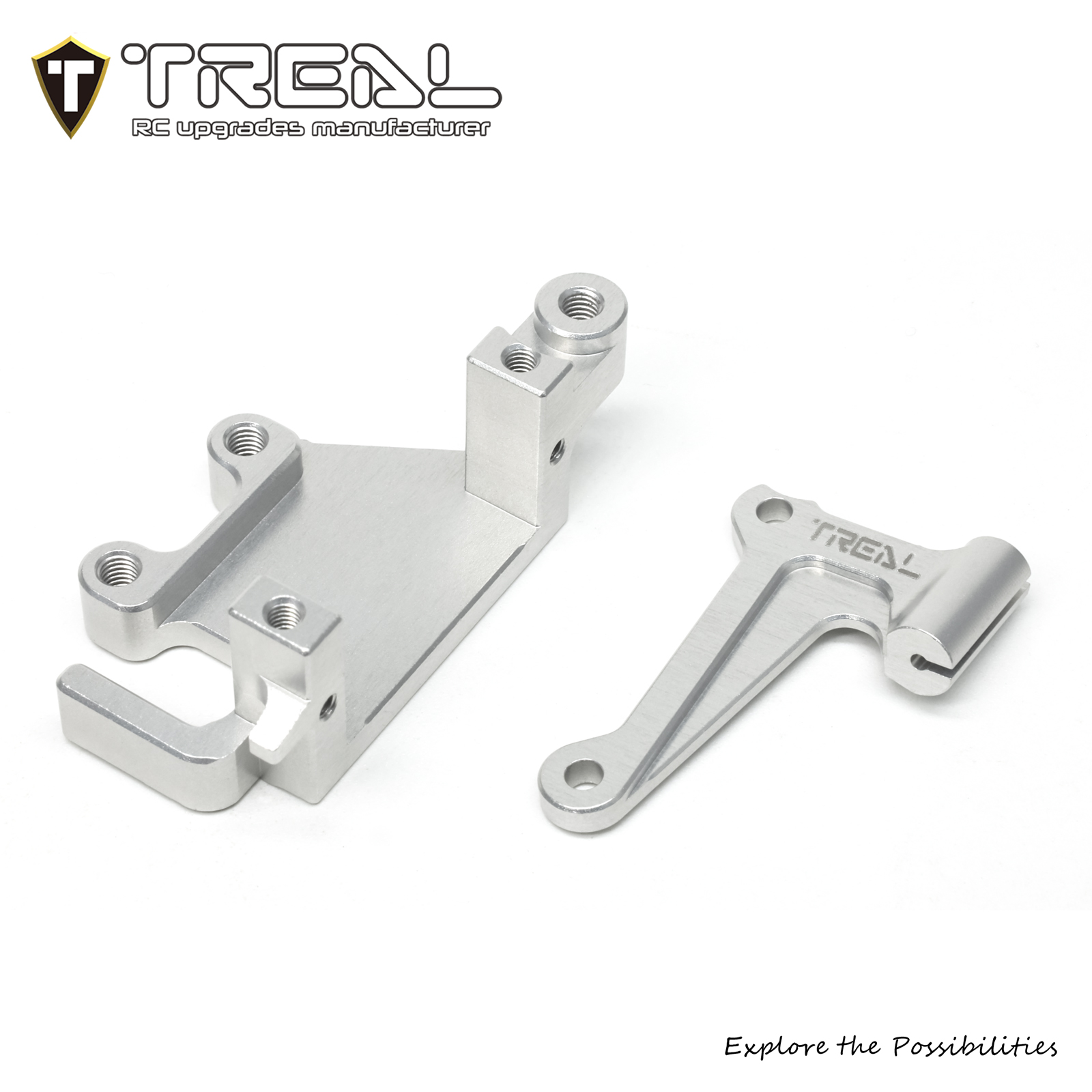 TREAL Promoto-MX Caliper Servo Mount Aluminum 7075 Upgrades for LOSI 1/ ...
