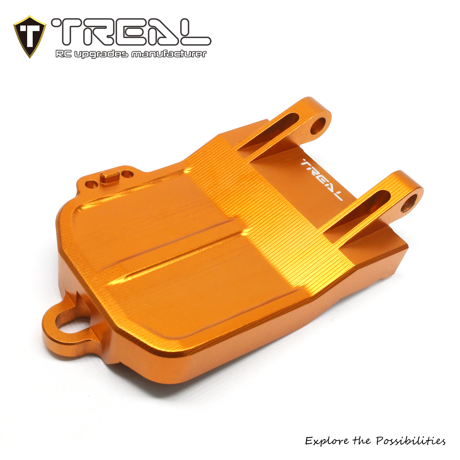 TREAL Aluminum 7075 Battery Box Door Cover Upgrades for Losi 1/4 ...