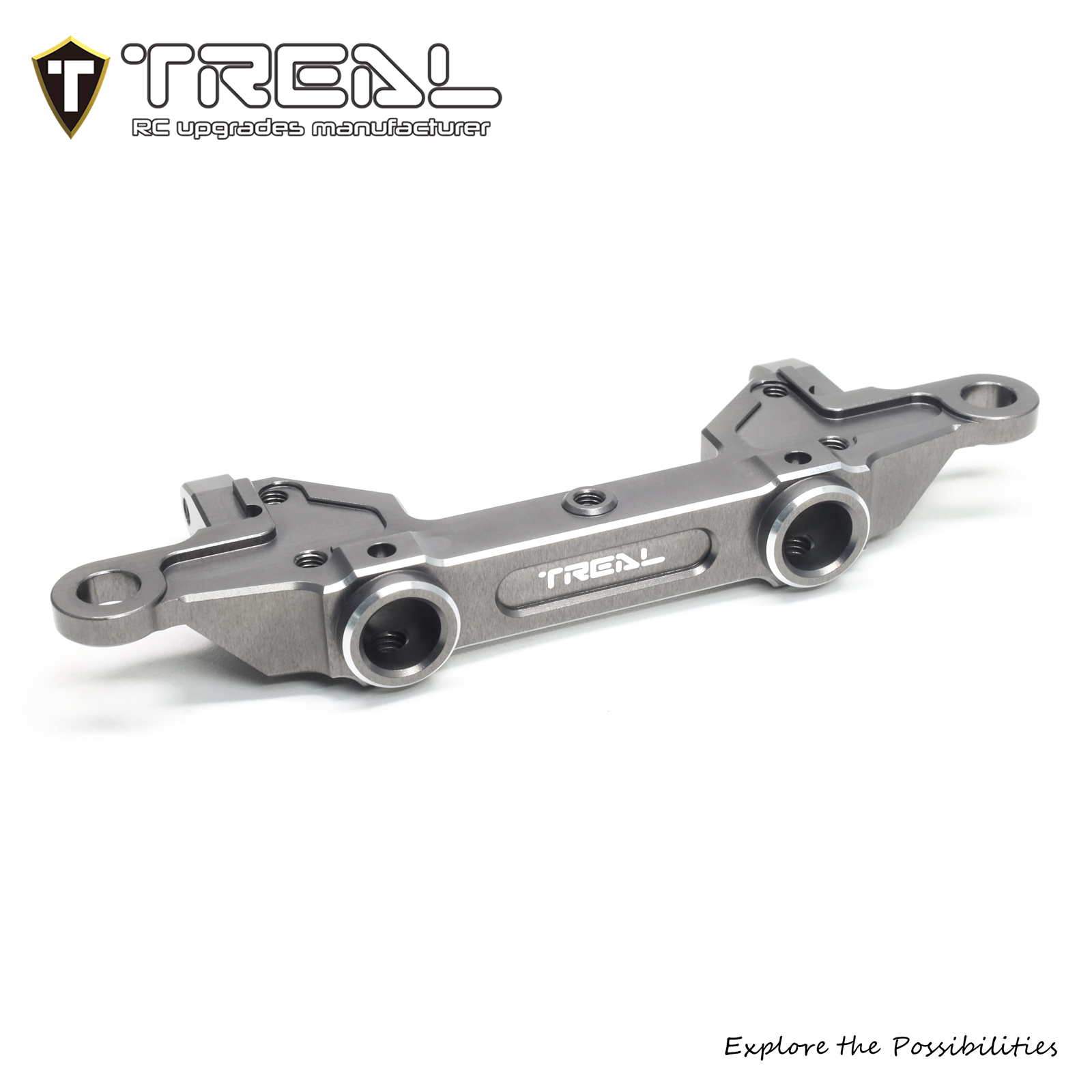TREAL Aluminum 7075 Rear Bumper Mount CNC Machined Upgrades for Axial ...
