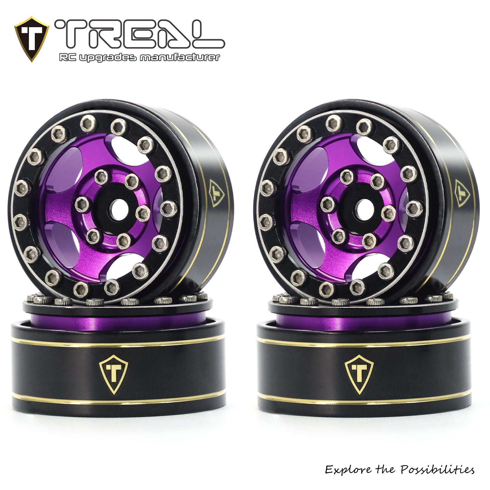 TREAL 1.0 Beadlock Wheels - Best SCX24 Upgrades