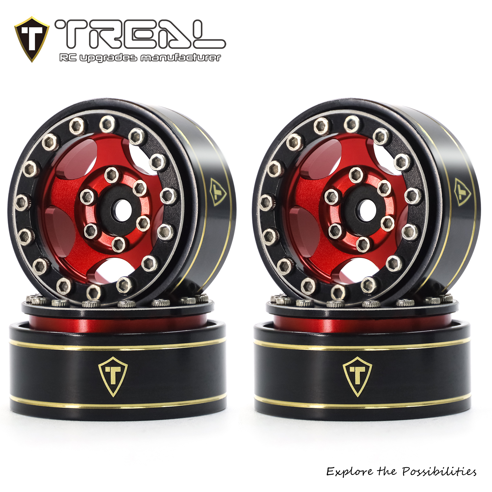 TREAL 1.0 Beadlock Wheels - Best SCX24 Upgrades