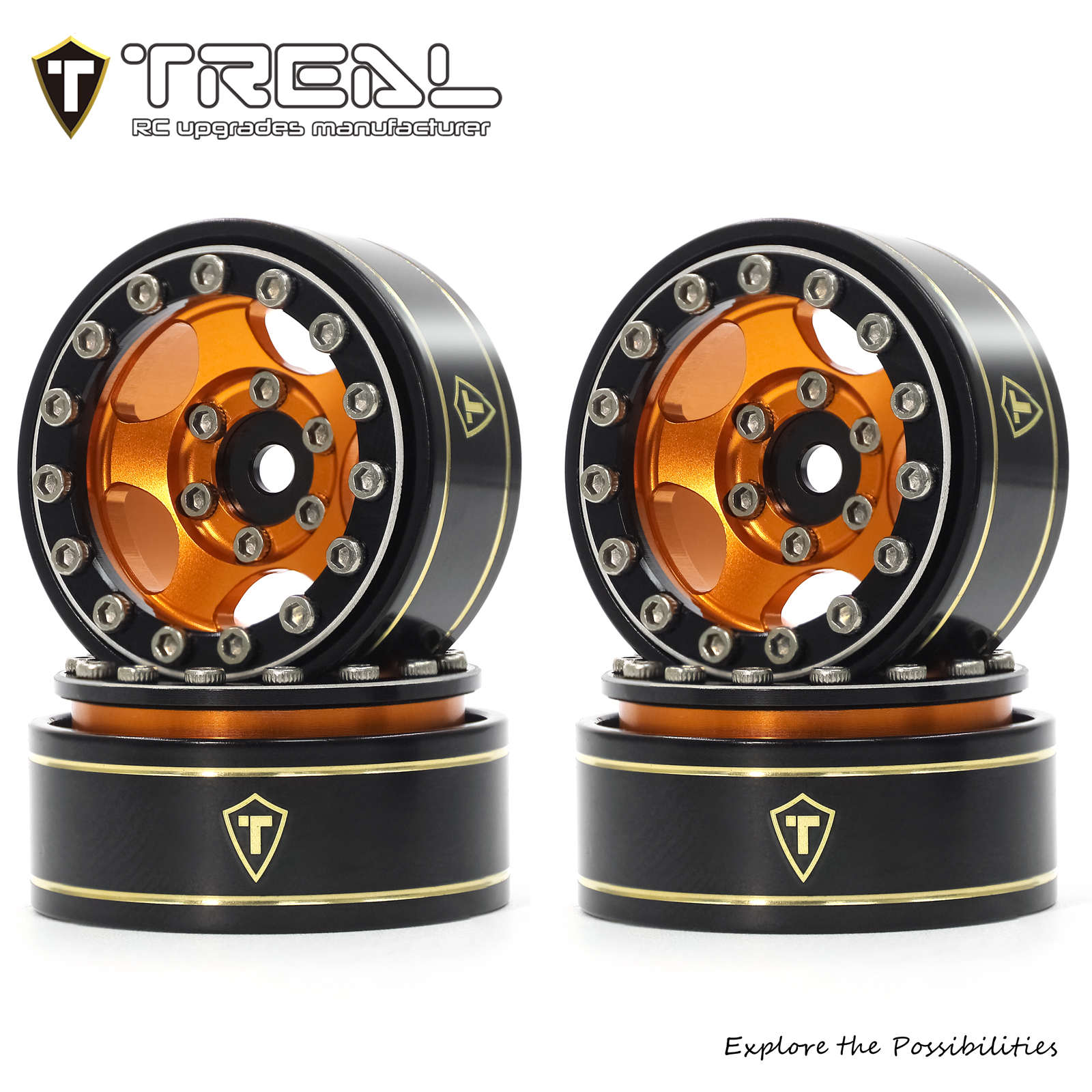 TREAL 1.0 Beadlock Wheels - Best SCX24 Upgrades