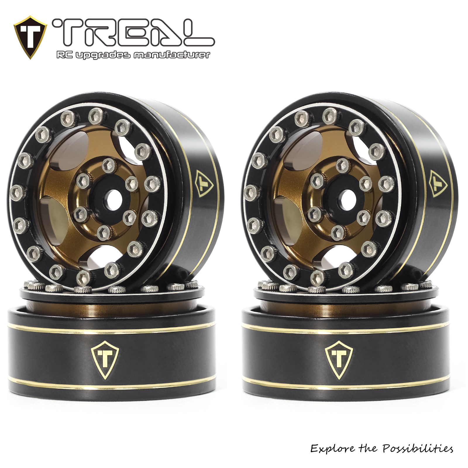 TREAL 1.0 Beadlock Wheels - Best SCX24 Upgrades