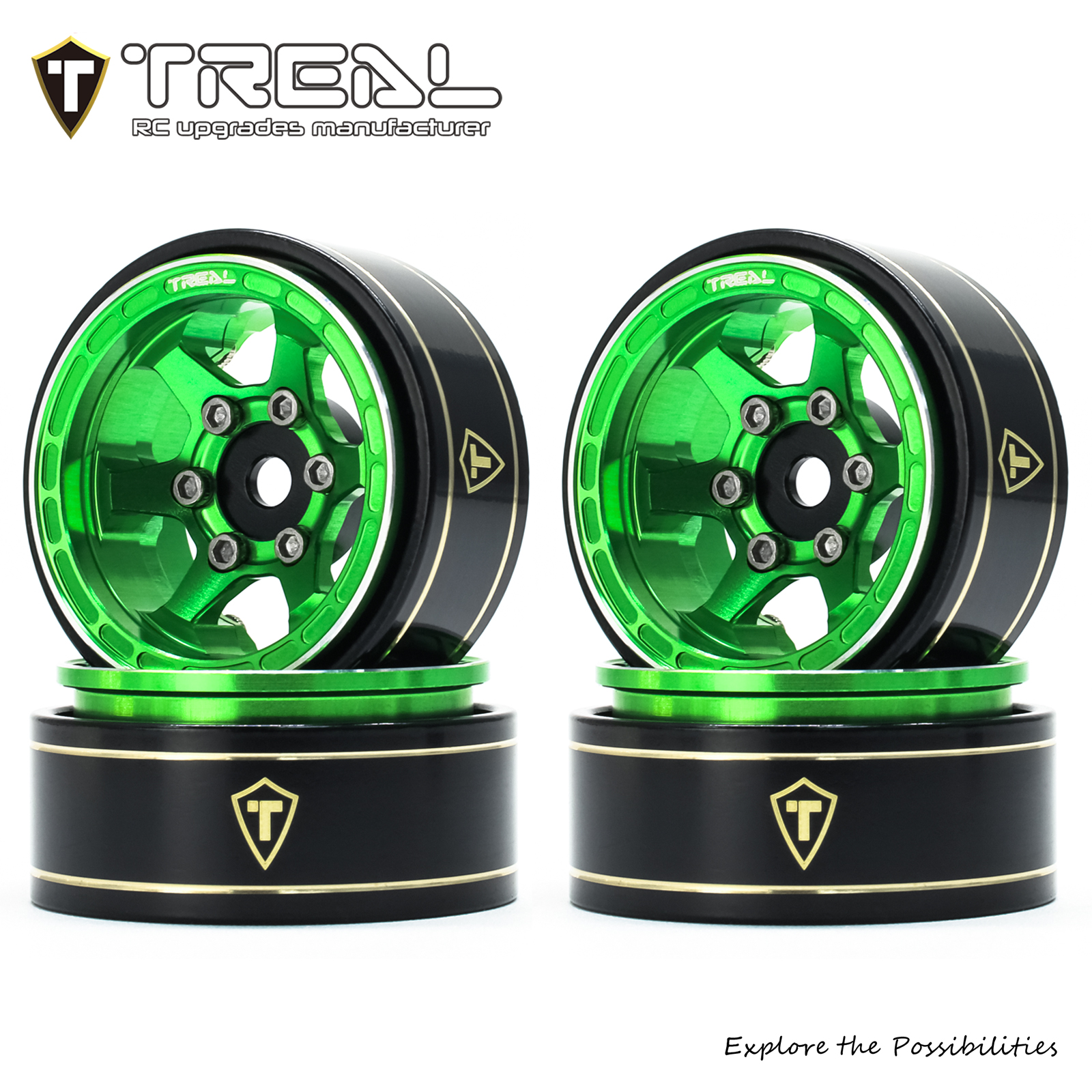TREAL SCX24 Beadlock Wheels - Best SCX24 Tires