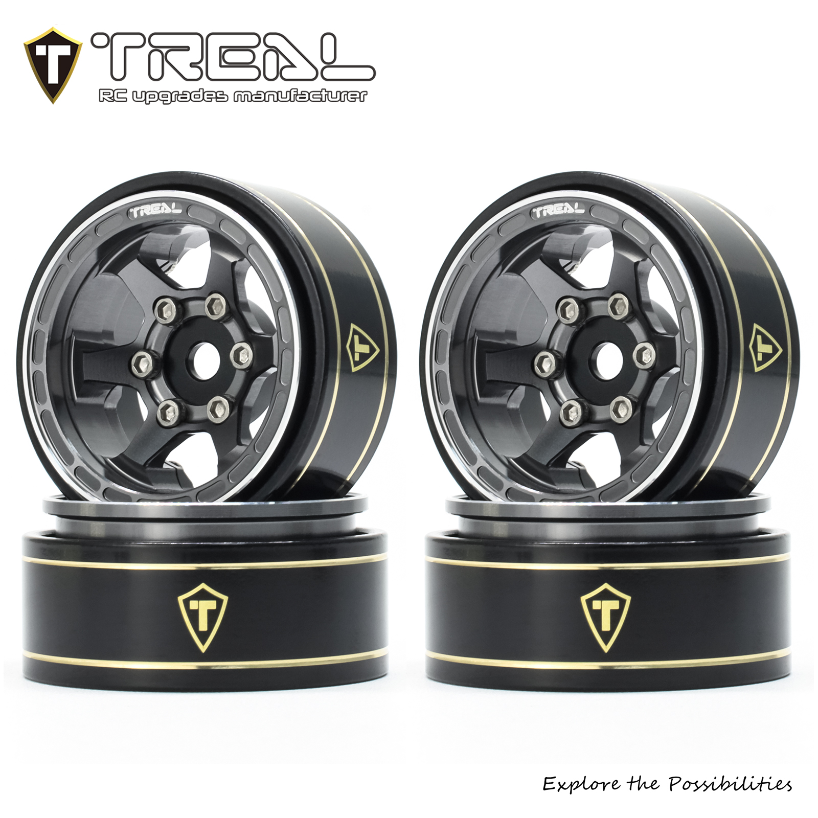 TREAL SCX24 Beadlock Wheels - Best SCX24 Tires