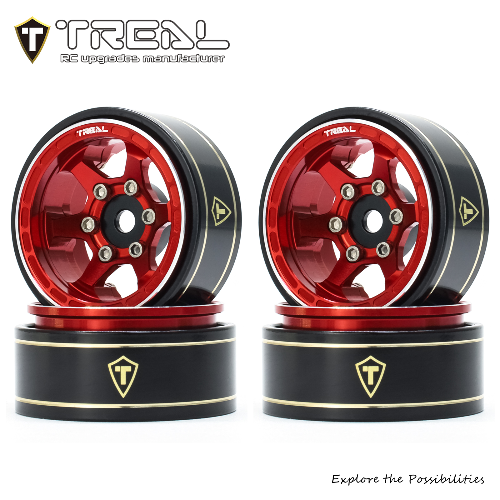 TREAL SCX24 Beadlock Wheels - Best SCX24 Tires