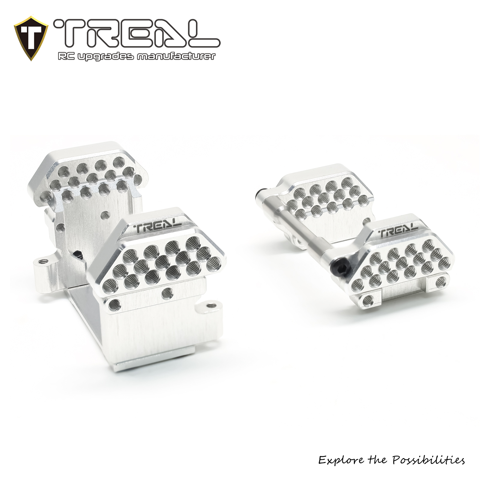 TREAL TRX-4M K10 F150 High Trail Shocks Mount Shoch Towers Aluminum ...