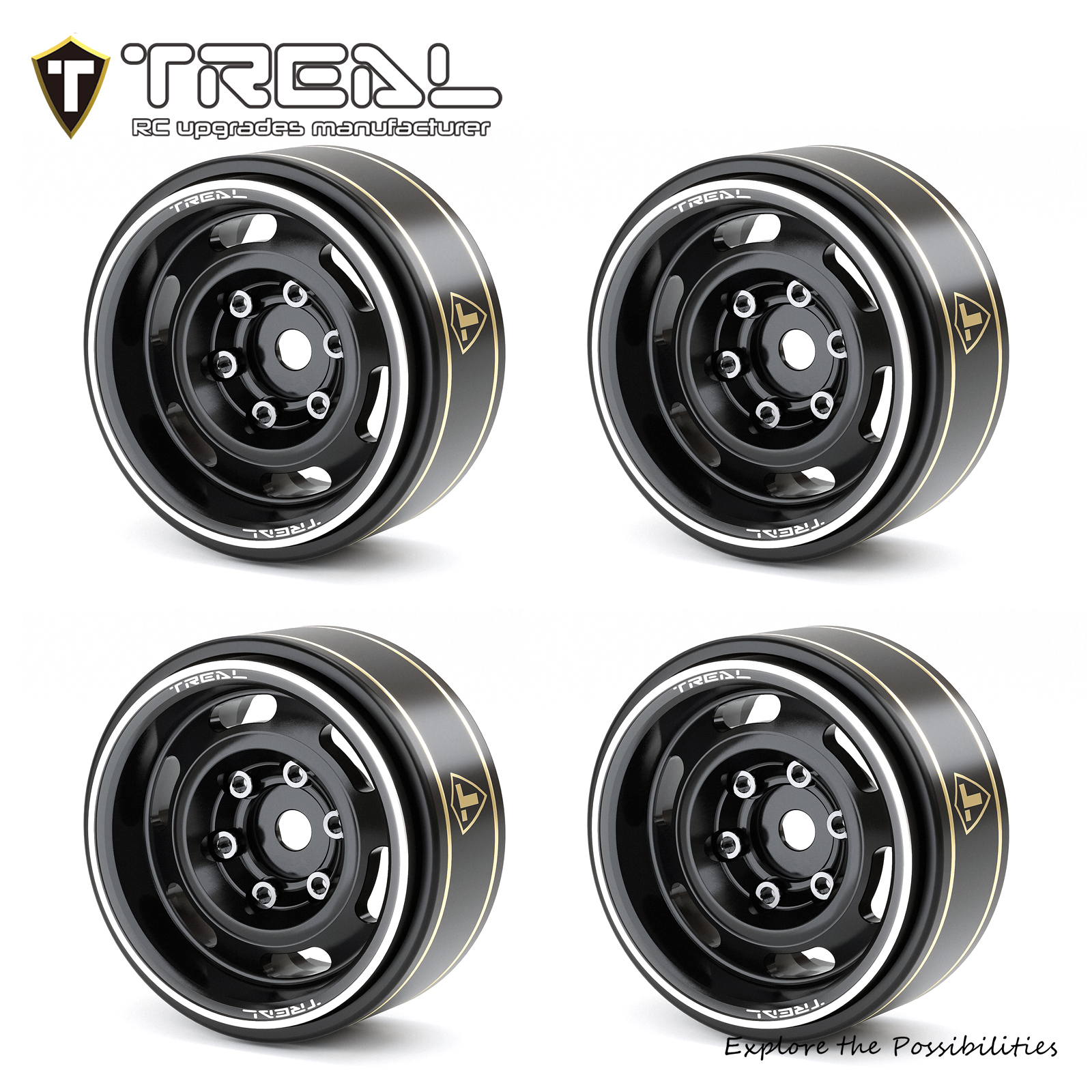 TREAL SCX24 Beadlock Wheels - Best SCX24 Tires & Upgrades