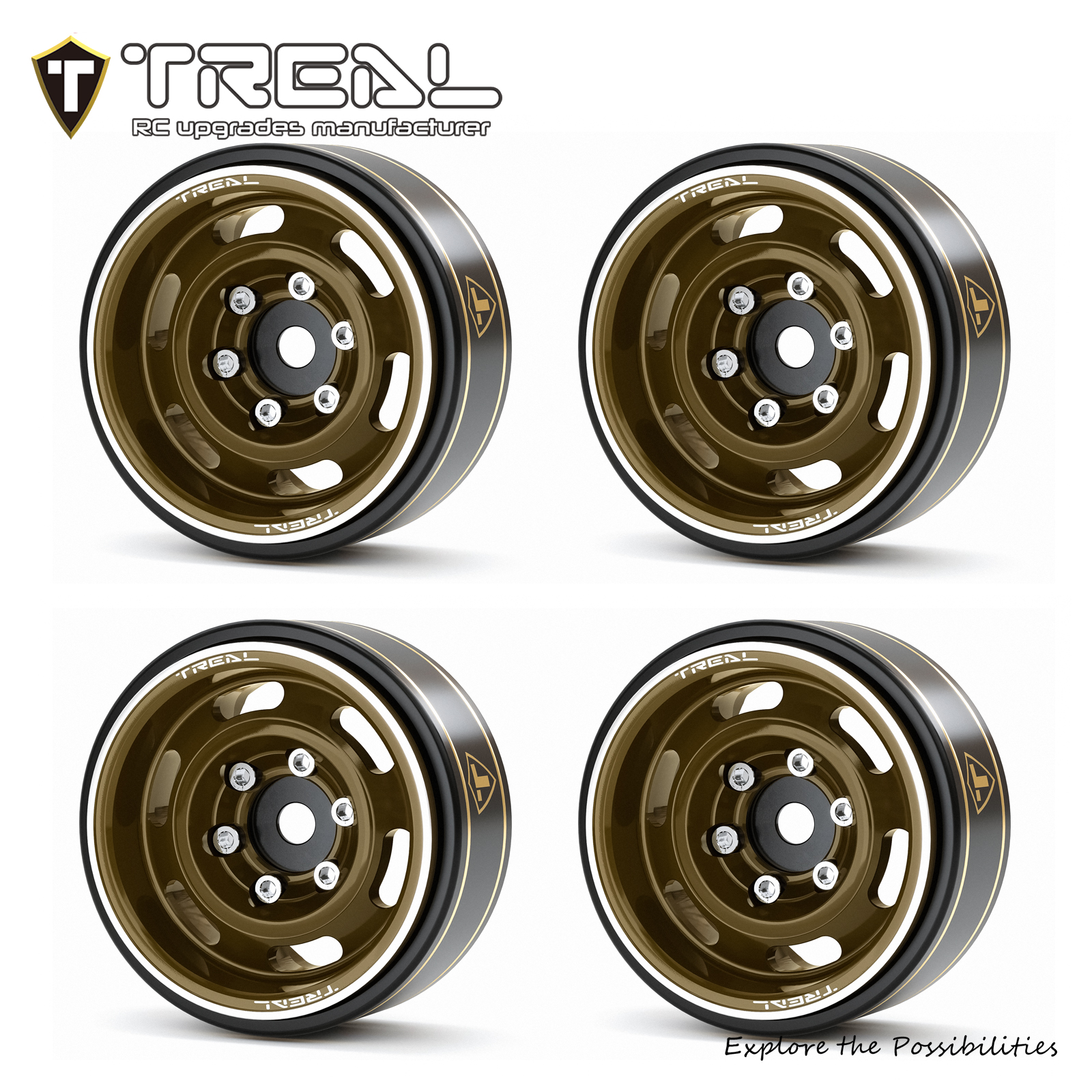 TREAL SCX24 Beadlock Wheels - Best SCX24 Tires & Upgrades