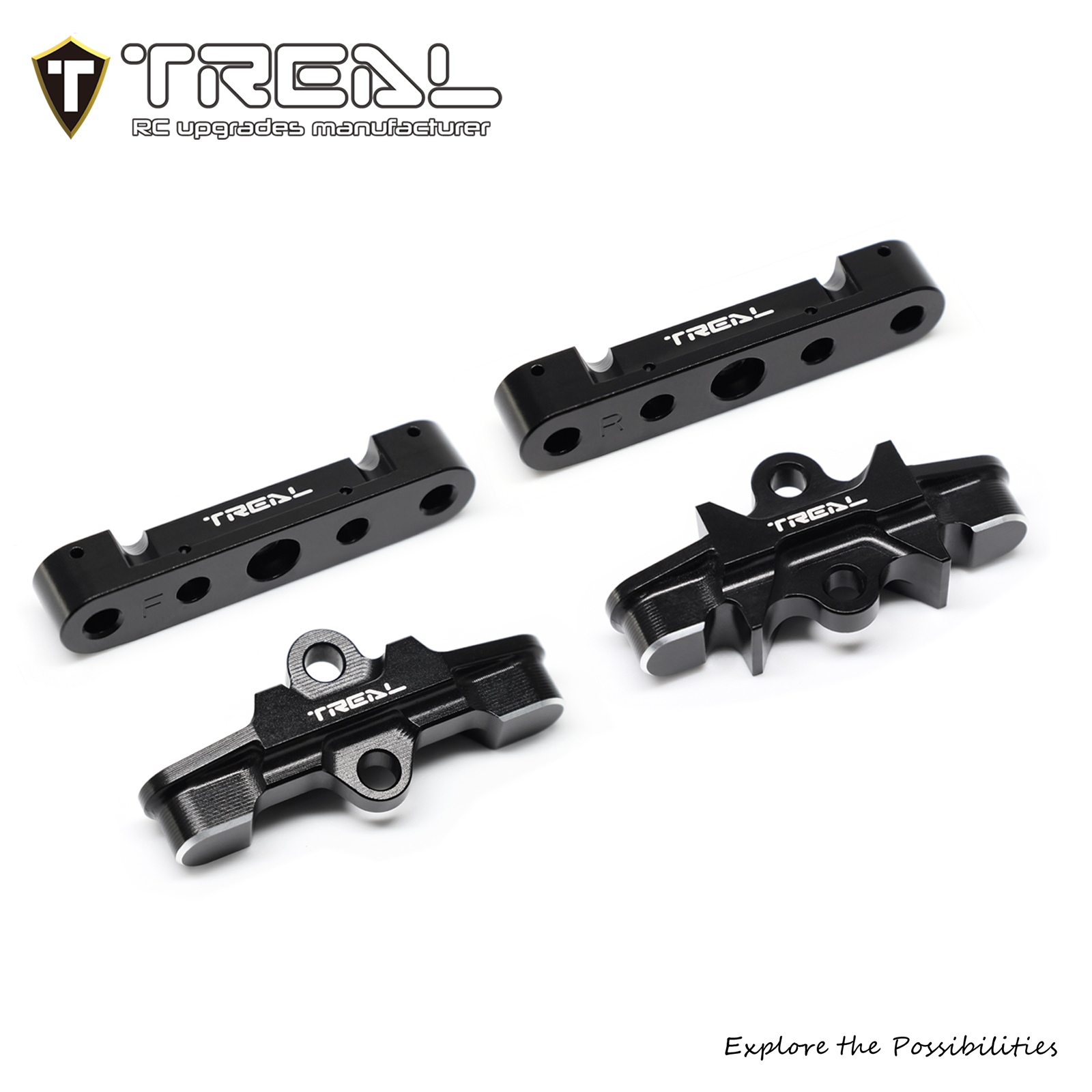TREAL 7075 Aluminum Front Lower Arm Mount for MAXX Slash - rc kit - RC ...
