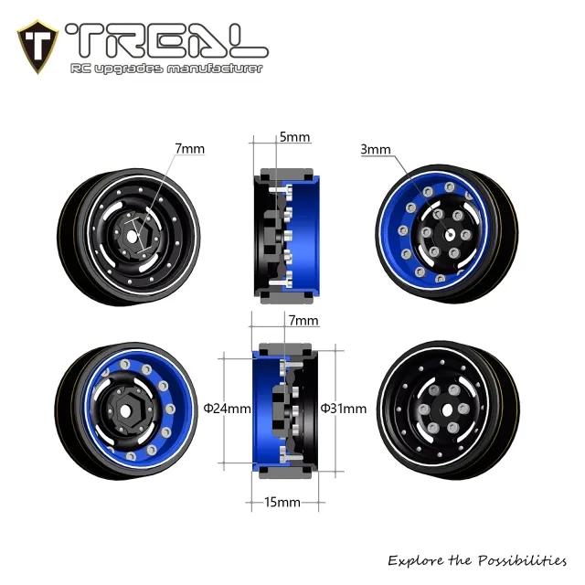 Why TREAL 1.0 Beadlock Wheels Are Essential for Your RC Crawler