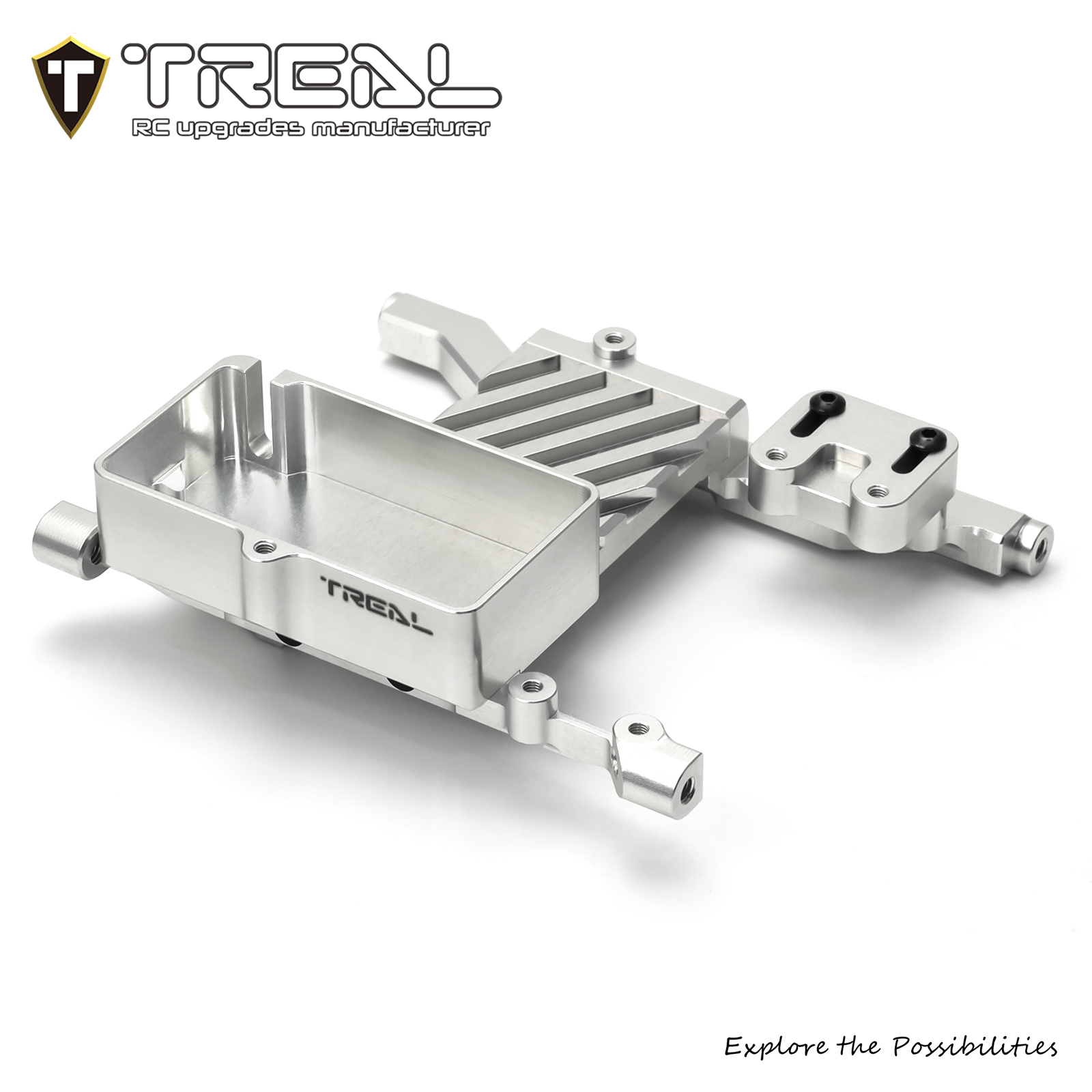 TREAL Aluminum 7075 ESC Tray Servo Mount Braket CNC Machined Upgrades ...