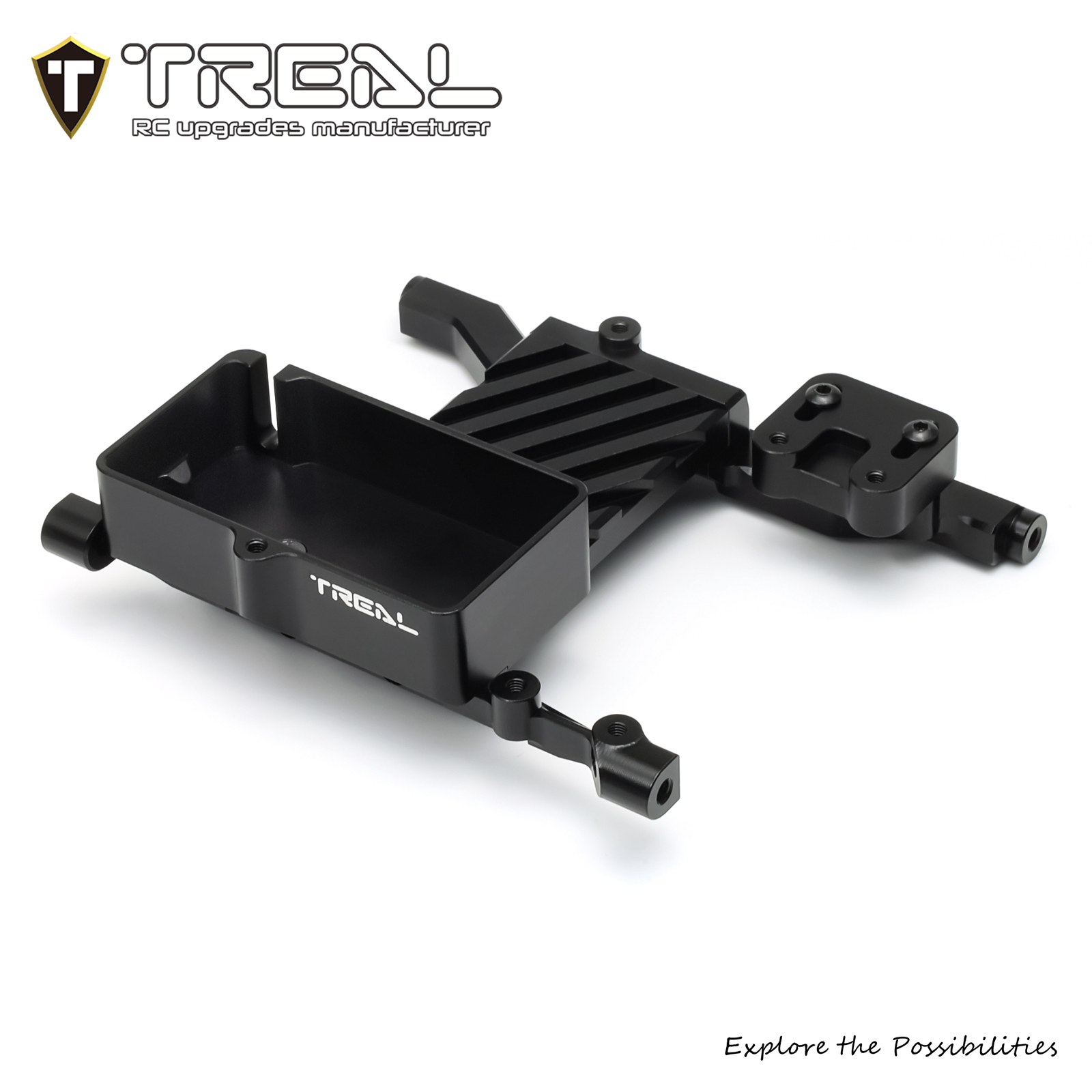 TREAL Aluminum 7075 ESC Tray Servo Mount Braket CNC Machined Upgrades ...