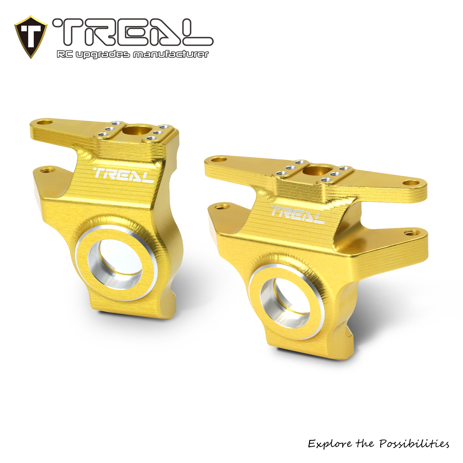 TREAL High-Strength 7075 Aluminum Front Knuckles (2pcs Set) CNC ...