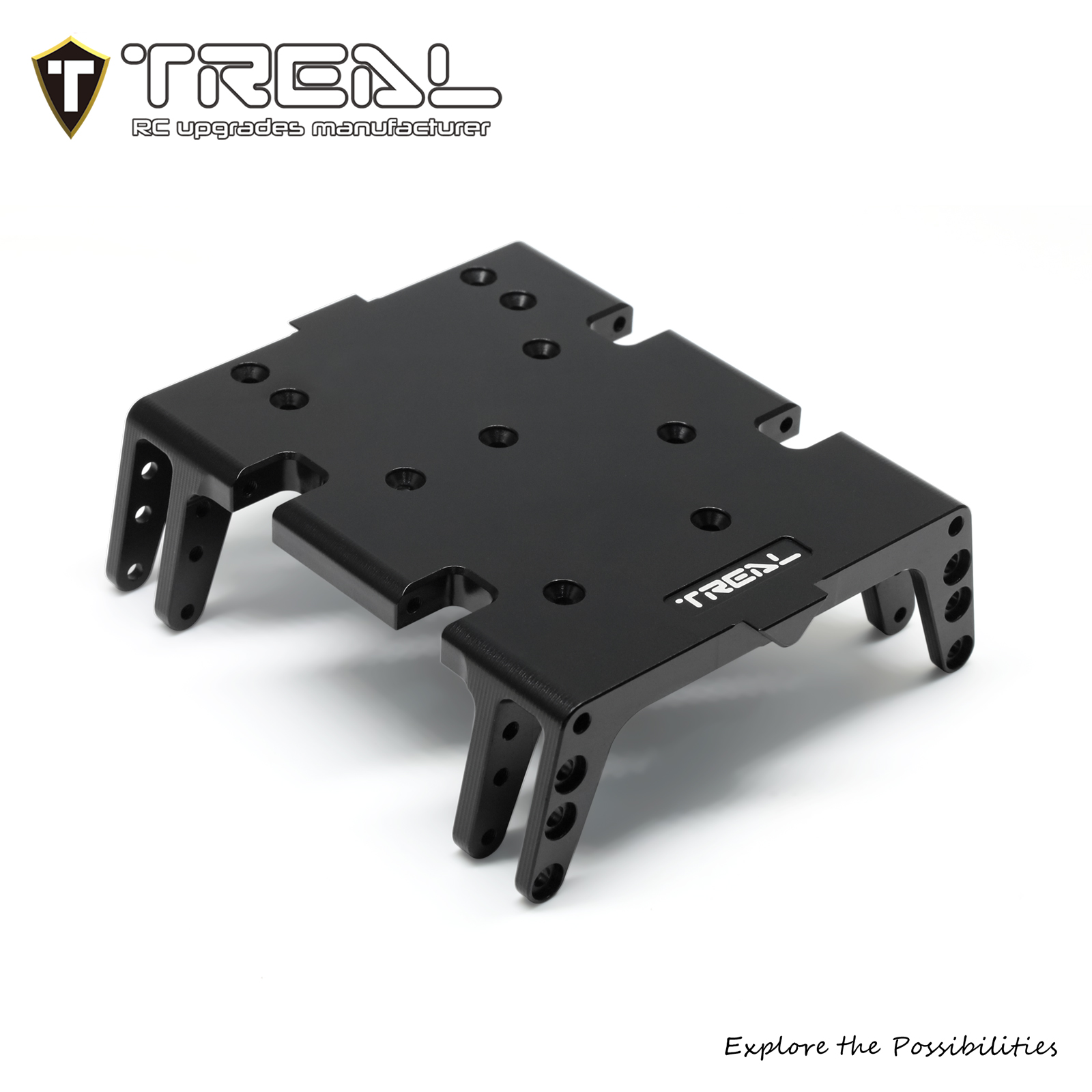 TREAL 7075 Aluminum Center Skid Plate Protect Board for Axial 1/8 AXP8 ...