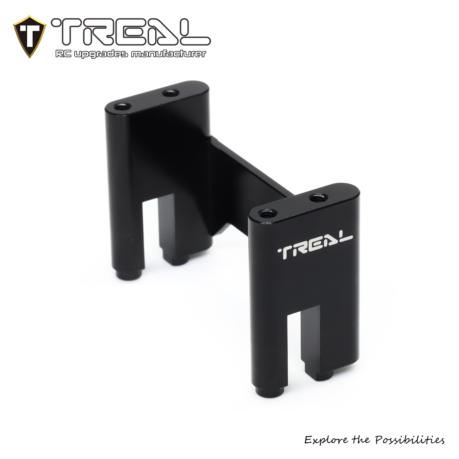 TREAL 7075 Aluminum Servo Mount CNC Machined Upgrades for Axial 1/8 ...