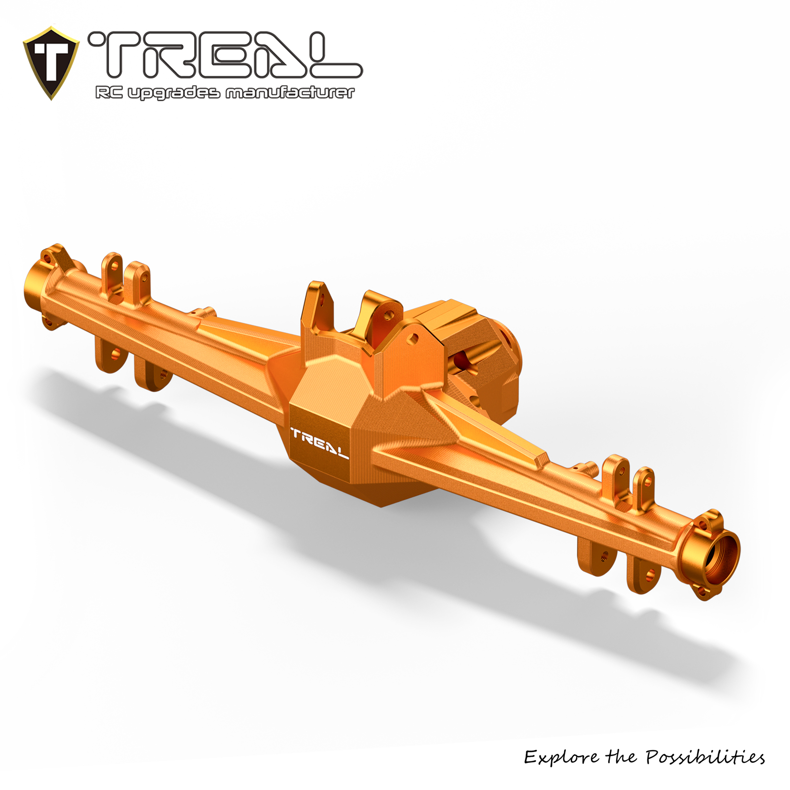 TREAL 7075 Aluminum UDR Rear Axle Housing CNC Machined Upgrades for ...