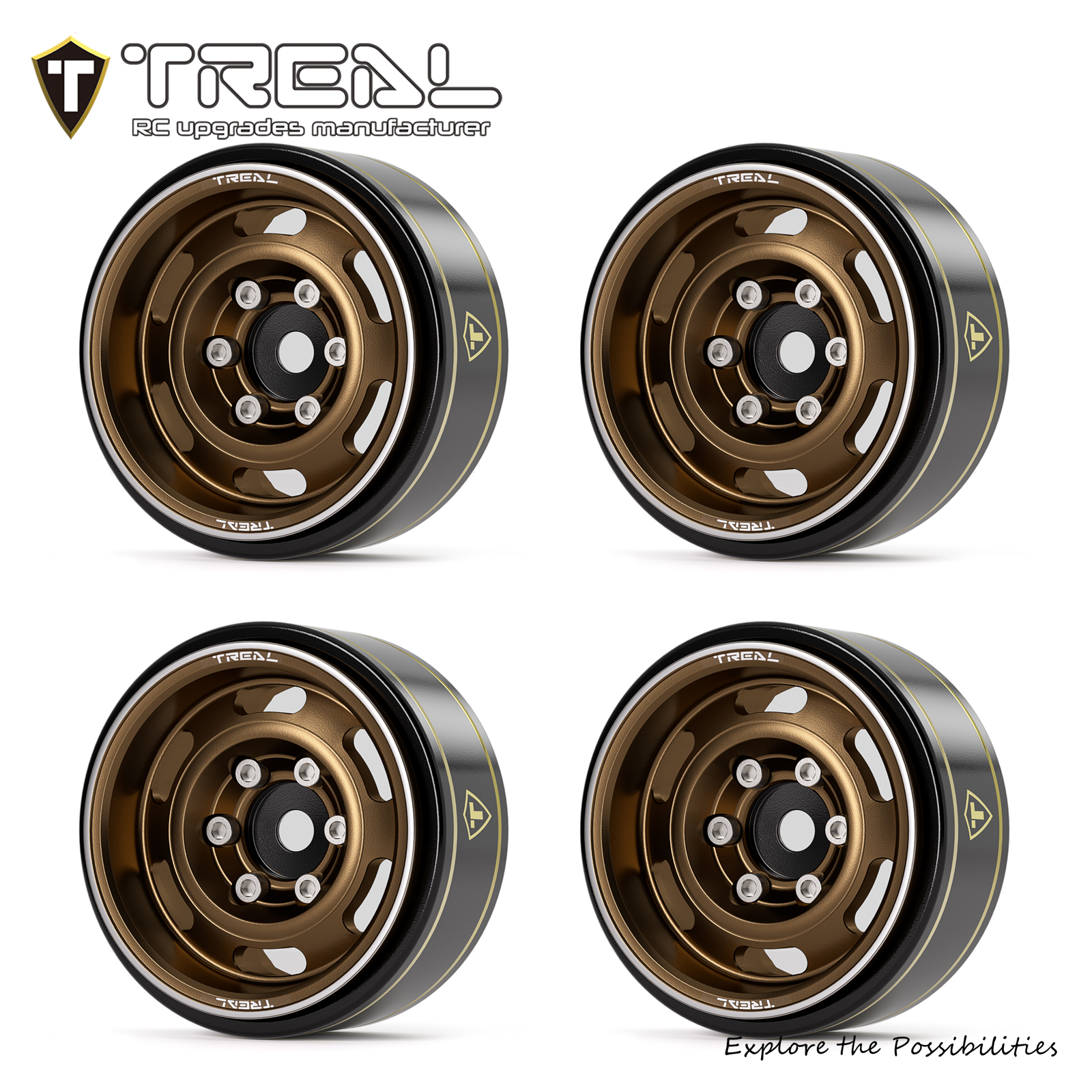 TREAL SCX24 Beadlock Wheels - Best SCX24 Tires & Upgrades