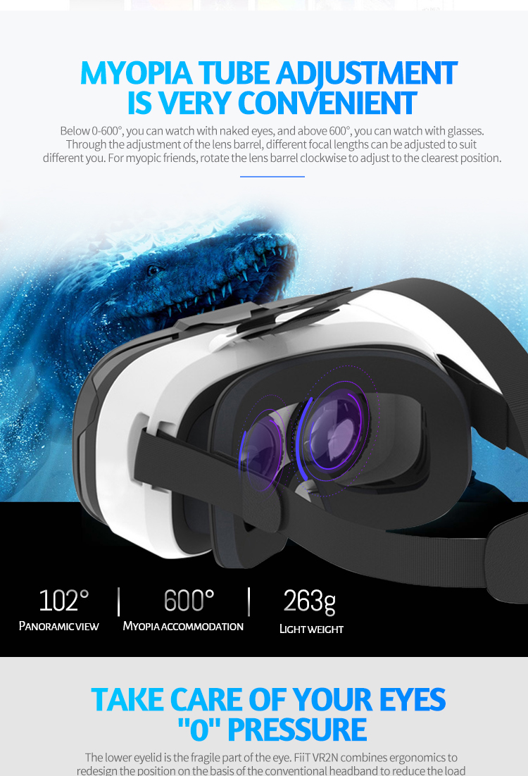 Custom Logo Available Mobile VR Headsets gaming 3D Box Glasses vr ...