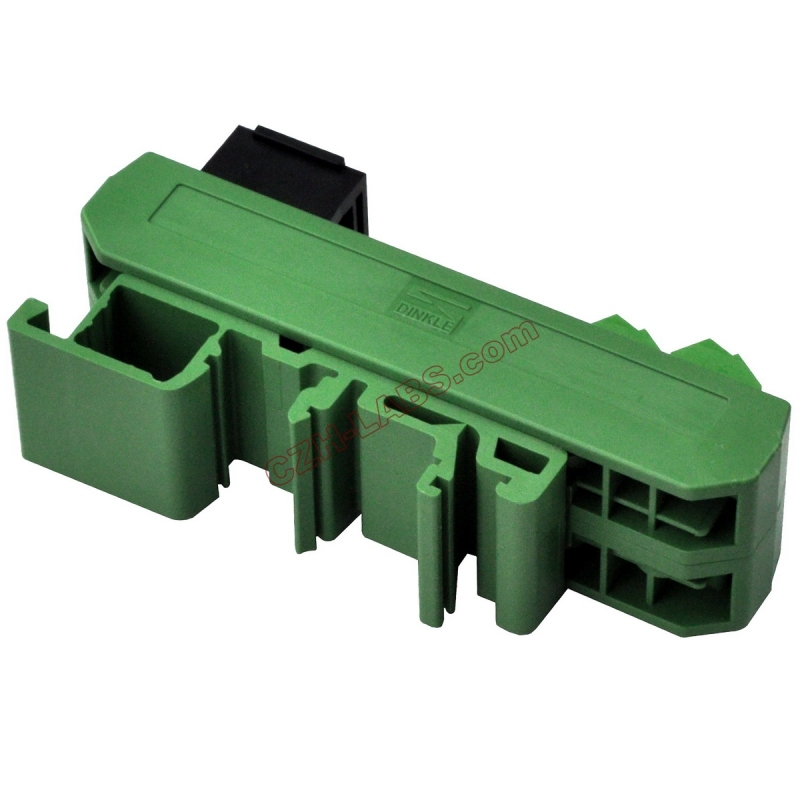 Slim DIN Rail Mount RJ11/RJ12 6P6C Breakout Board Interface Module.
