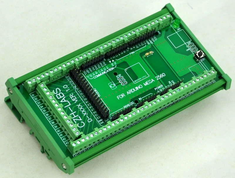 CZH-LABS DIN Rail Mount Screw Terminal Block Adapter Module, For ...