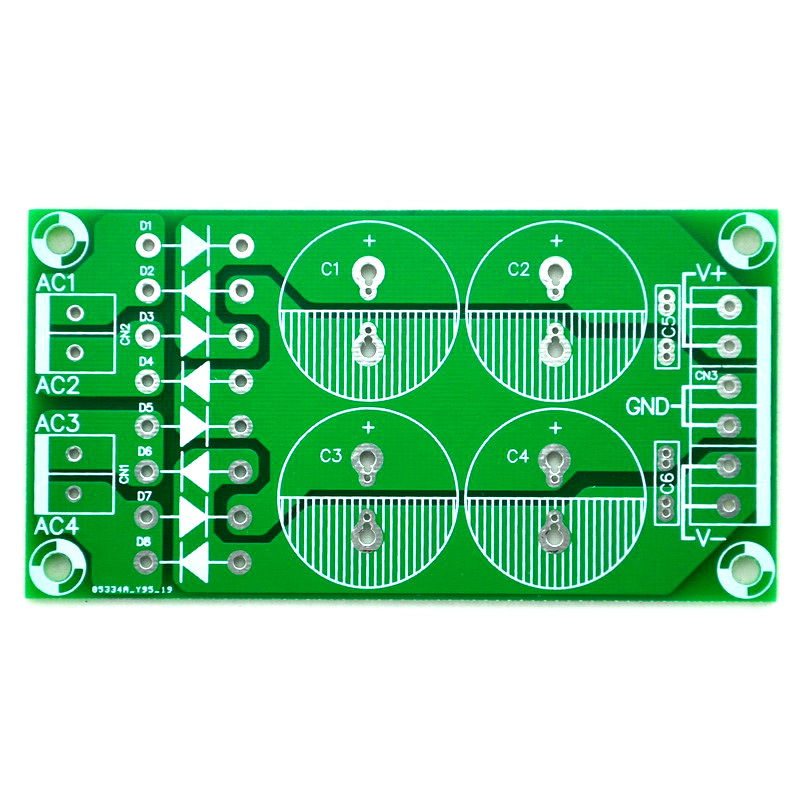 ELECTRONICS-SALON Dual Bridge Dual Polarity Unregulated Power Supply ...