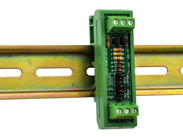 Slim DIN Rail Mount NPN to PNP / PNP to NPN Sensor Logic Signal ...