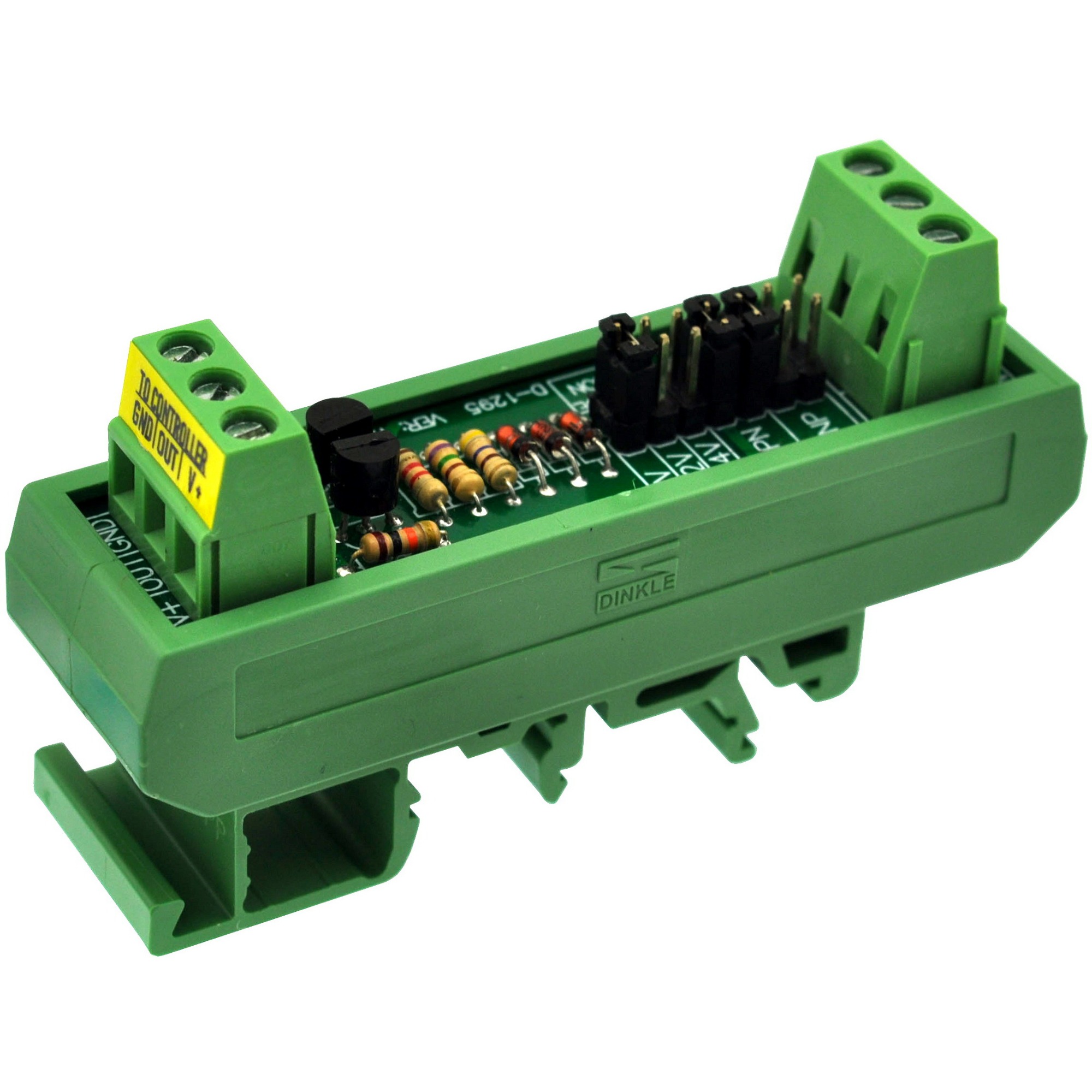 Slim DIN Rail Mount NPN to PNP / PNP to NPN Sensor Logic Signal ...