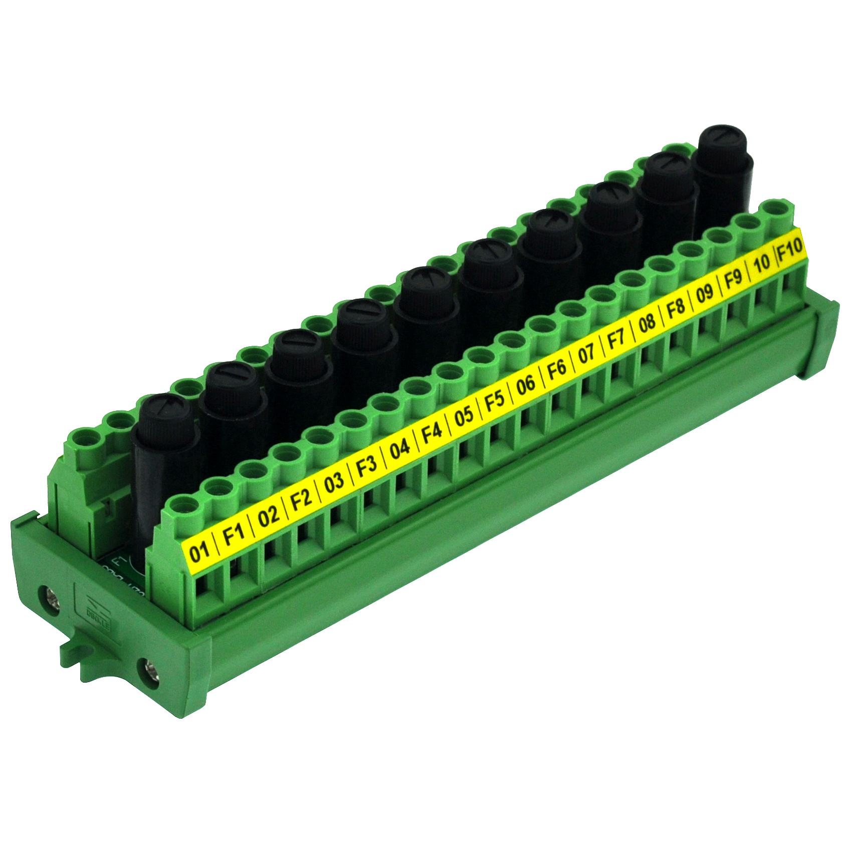 CZH-LABS Screw Mount 20 Position Screw Terminal Block Distribution ...