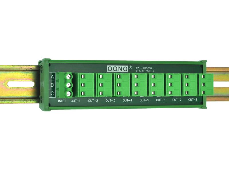 OONO DIN Rail Mount 30A/300V 8x3 Position Pluggable Terminal Block ...