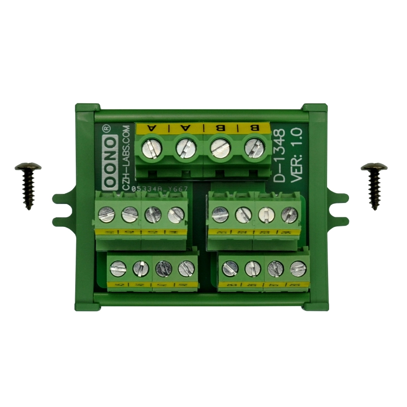 Screw Mount 2x8 Position Screw Terminal Block Power Distribution Module