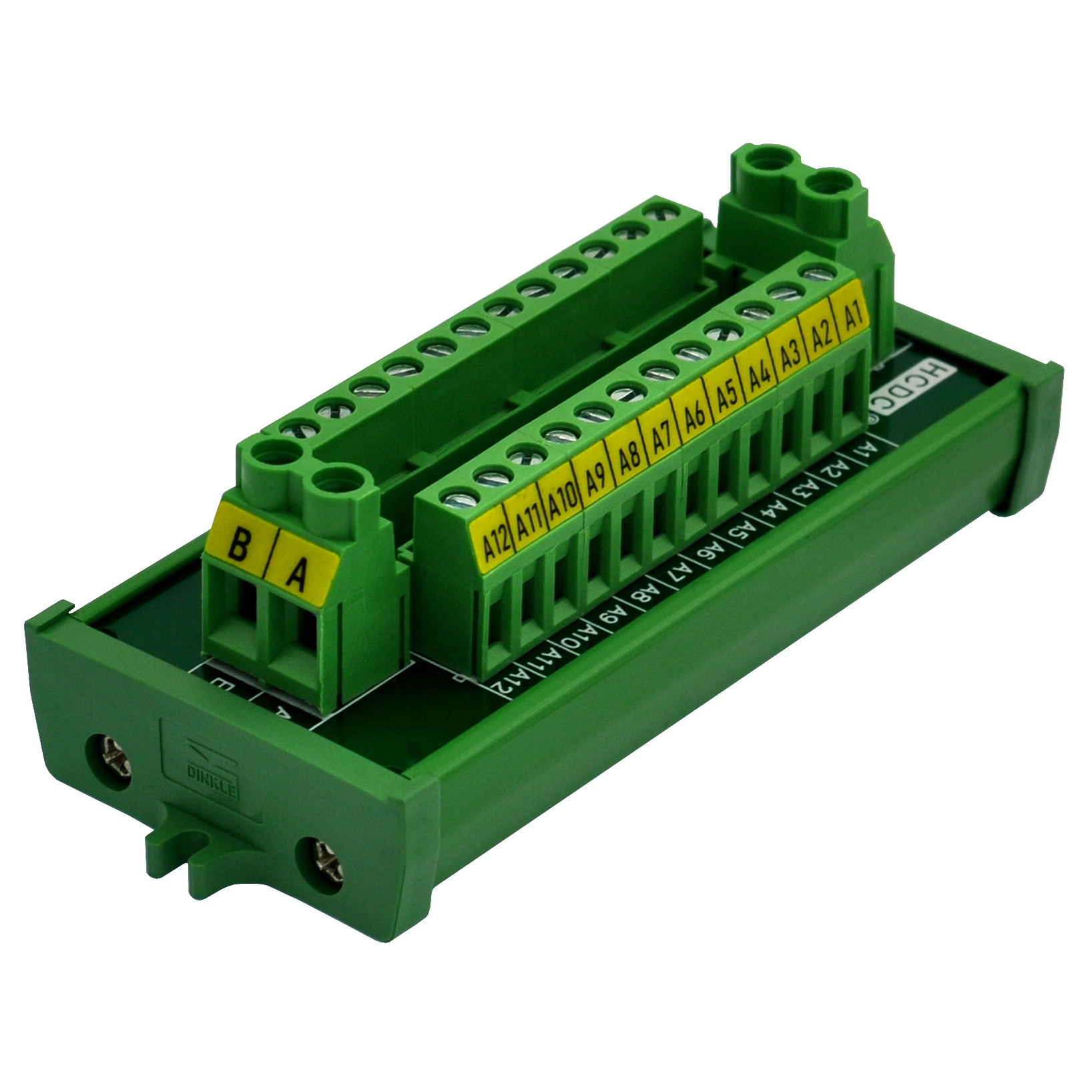HCDC Screw Mount 30Amp/300V 2x12 Position Terminal Block Distribution ...
