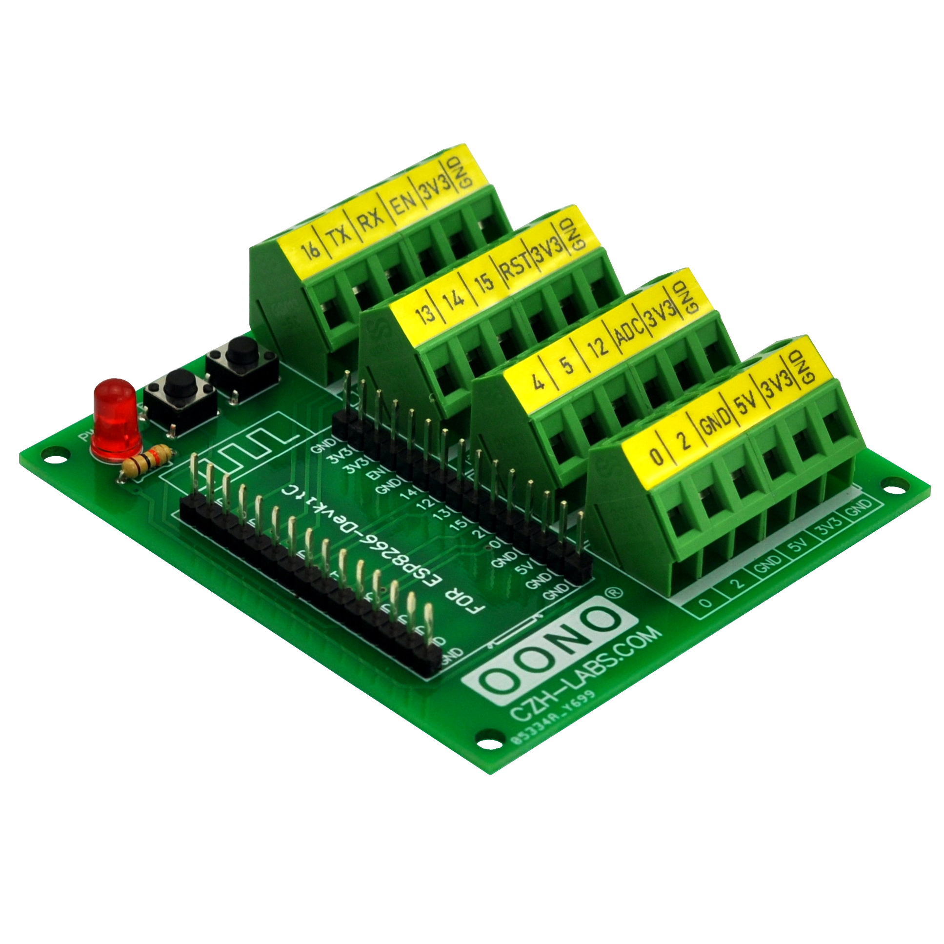 Screw Terminal Block Breakout Module Board for ESP8266-DevKitC