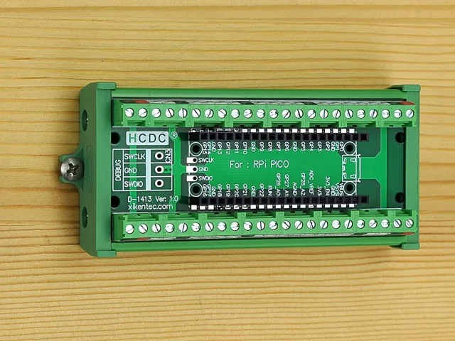 Terminal Block Breakout Module for Raspberry Pi Pico (Screw Mount)
