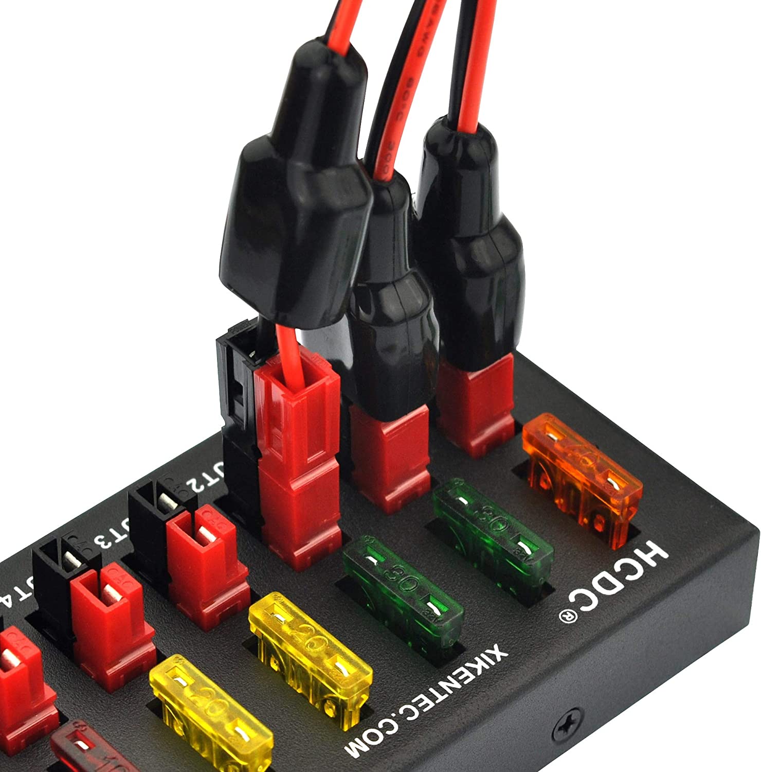 HCDC 1 in 8 Out 40Amp Connector Power Splitter Distributor Source Strip ...
