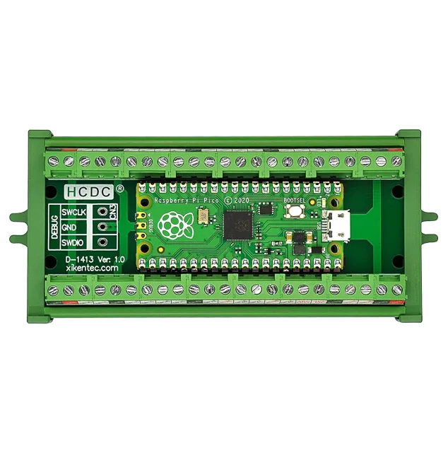 Terminal Block Breakout Module for Raspberry Pi Pico (Screw Mount)