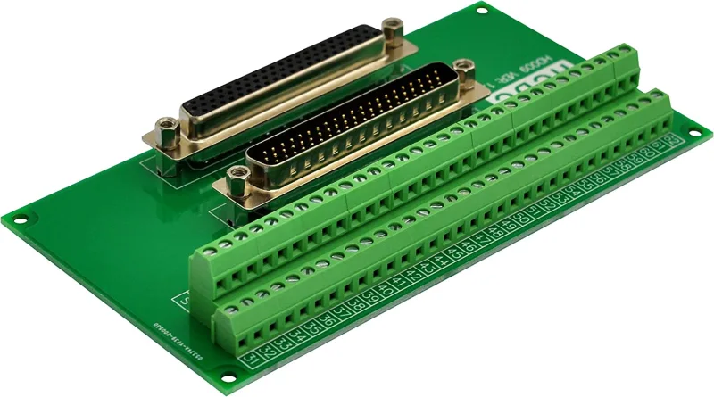 D-SUB Male-Female Breakout Board Terminal Block Interface Module (DB62HD)