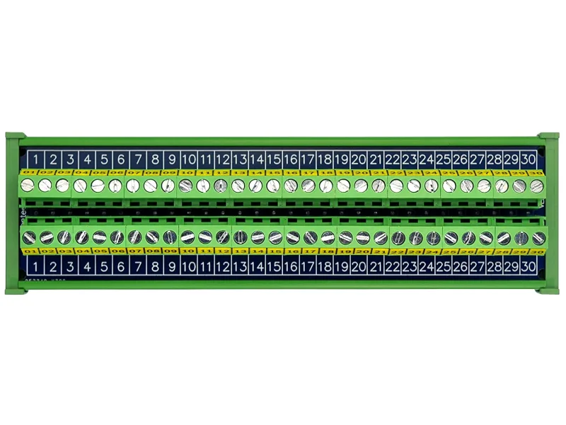 30 Position 24Amp/400V Screw Terminal Block Distribution Module (DIN ...