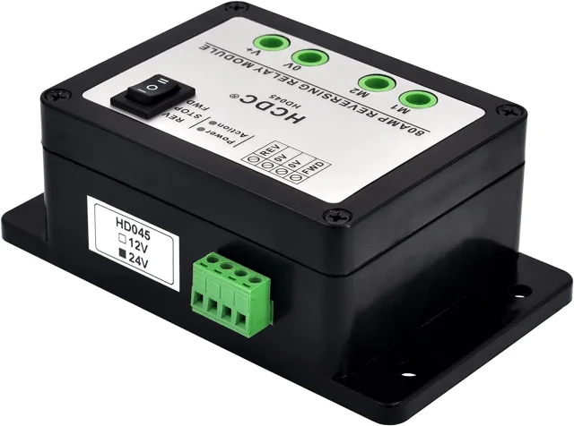 DC24V 80 Amp Forward and Reverse Relay Module for Motor/Linear Actuator ...