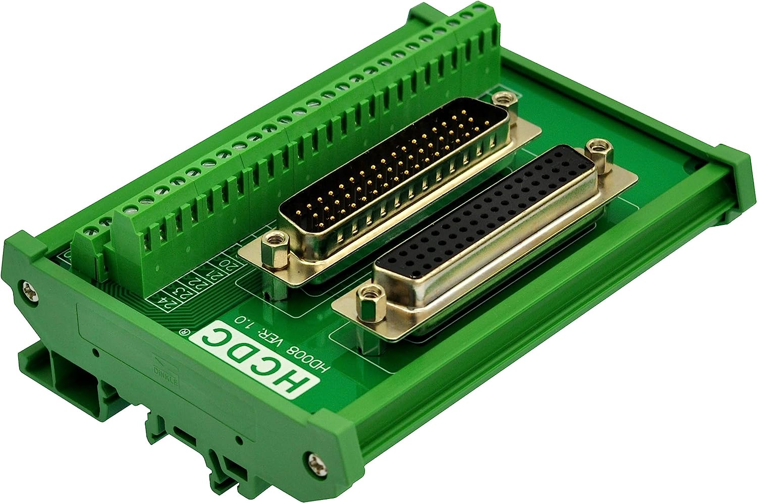 DIN Rail Mount D-SUB Male-Female Interface Module Terminal Block ...