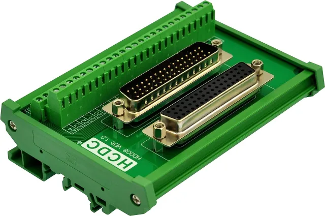 DIN Rail Mount D-SUB Male-Female Interface Module Terminal Block ...
