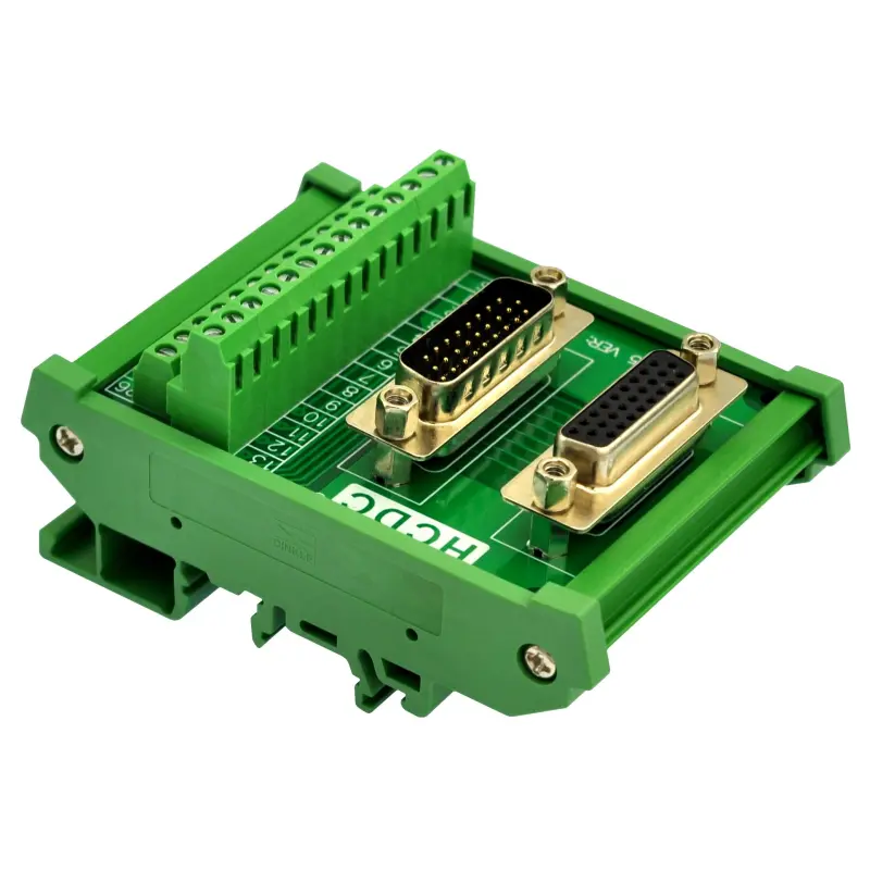 DIN Rail Mount D-SUB Male-Female Interface Module Terminal Block ...
