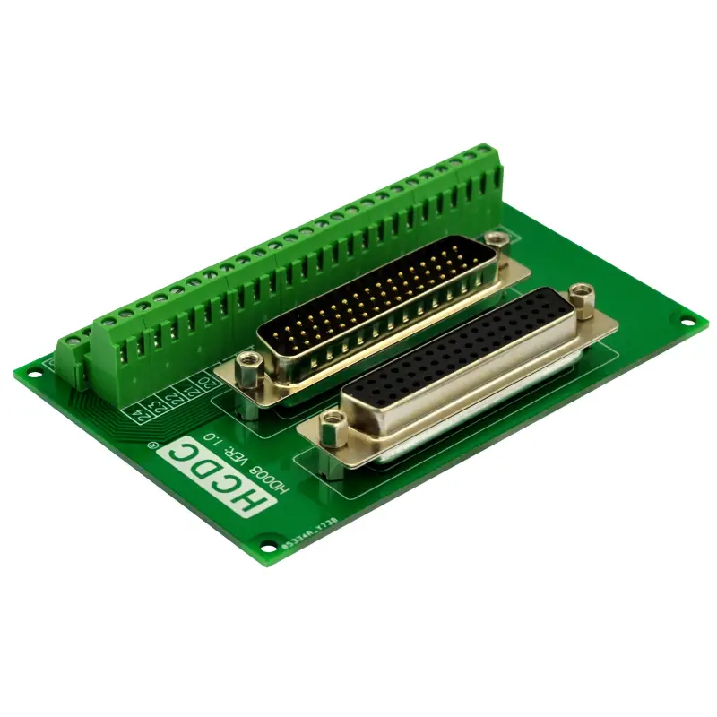 D-SUB Male-Female Breakout Board Terminal Block Interface Module (DB50)