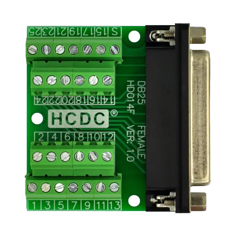 Slim Right Angle D-SUB Header Breakout Board Terminal Block DSUB ...