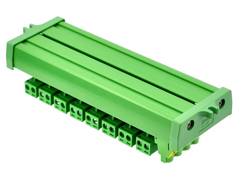 Screw Mount AC 24-250V 8 Channel Pluggable Top Wiring Terminal Block ...