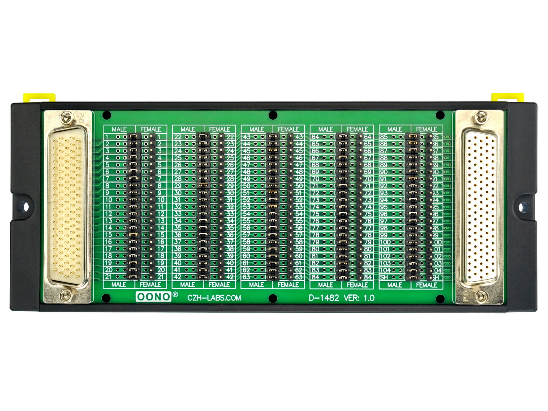 DB104HD DSUB 104-Pin Diagnostic Test Breakout Board