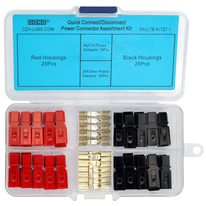 20 Pairs 30/45A Powerpole Connector Plug Assortment Kit