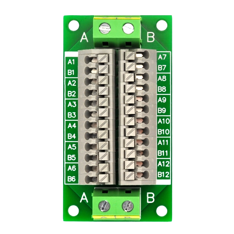 16Amp 48V 2x12 Position Terminal Block Distribution Module, OONO D-1418
