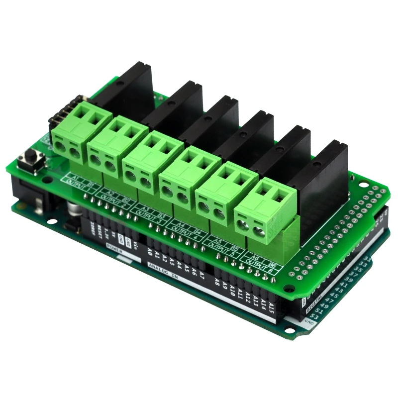 Solid State Relay SSR Board for Arduino Mega-2560 Due