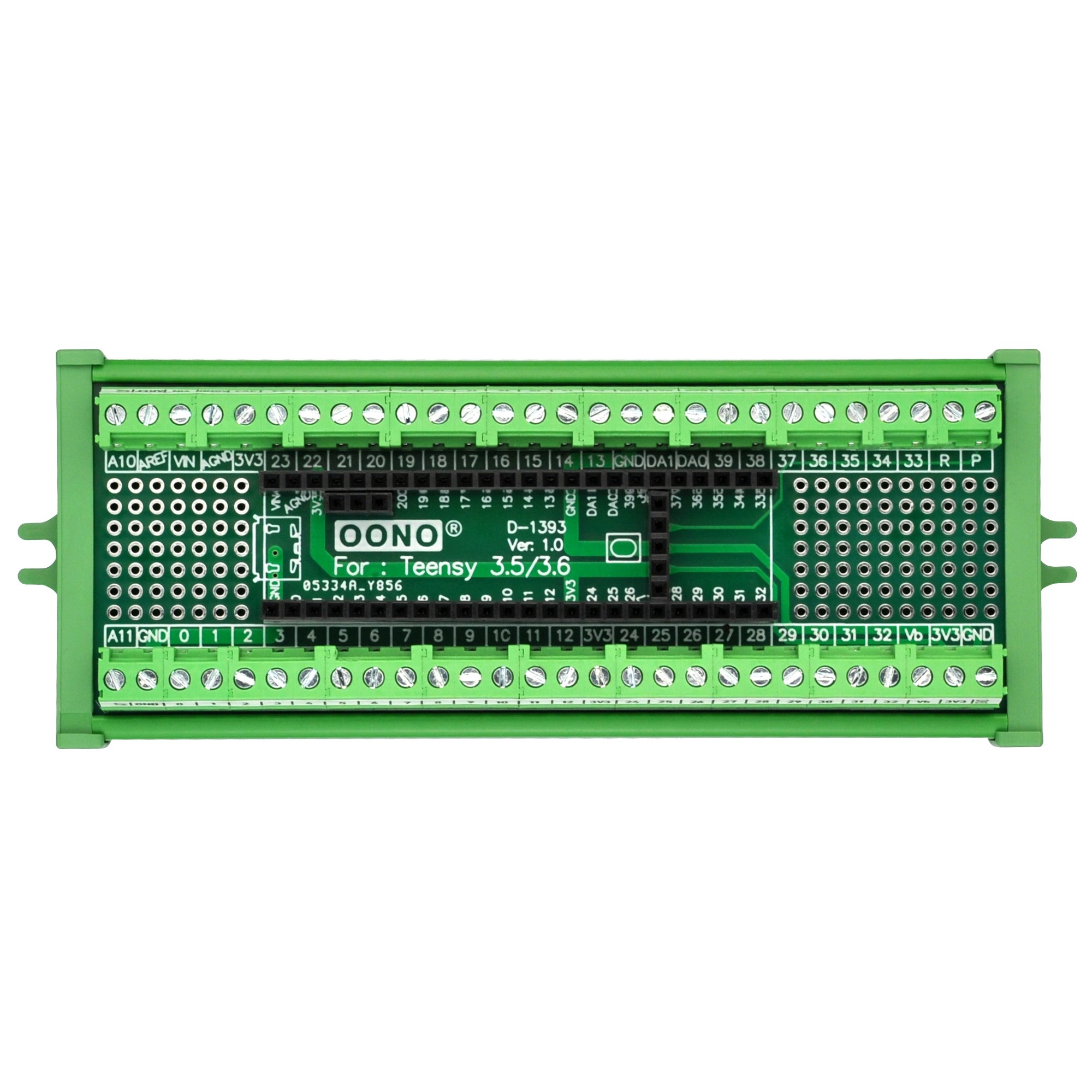 Terminal Block Breakout Board Module for Teensy 3.5/3.6, Screw Mount ...